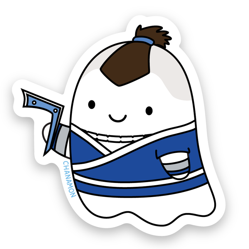 ATLA Waterbender Sokka Ghost Sticker — San José Made