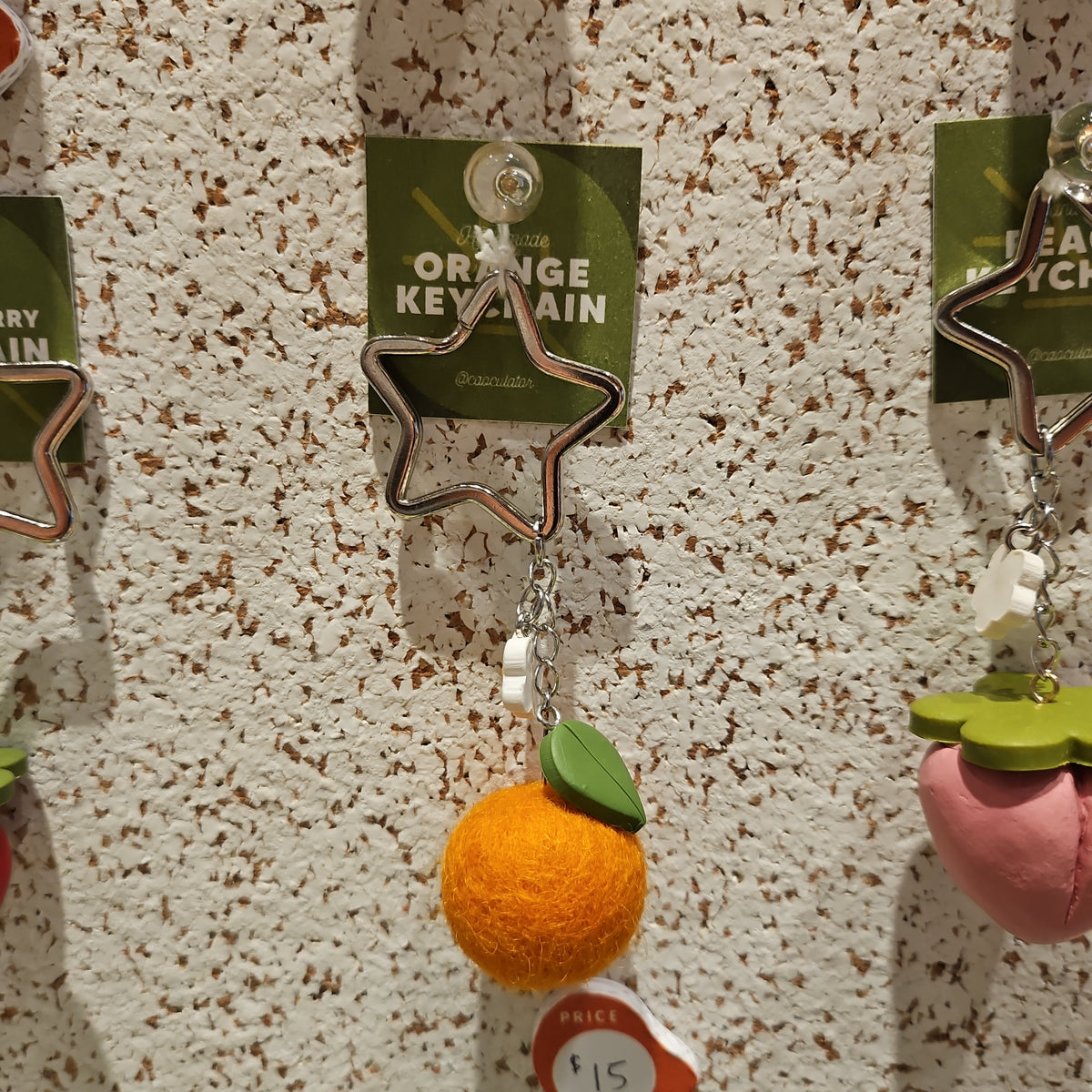 Orange Keychain — San José Made