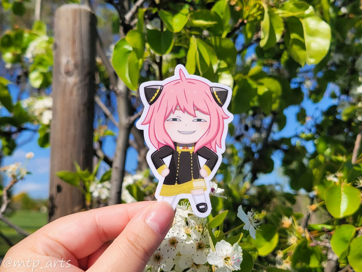 Smug Anya Sticker | Elegant Easy Revenge Art Show — San José Made