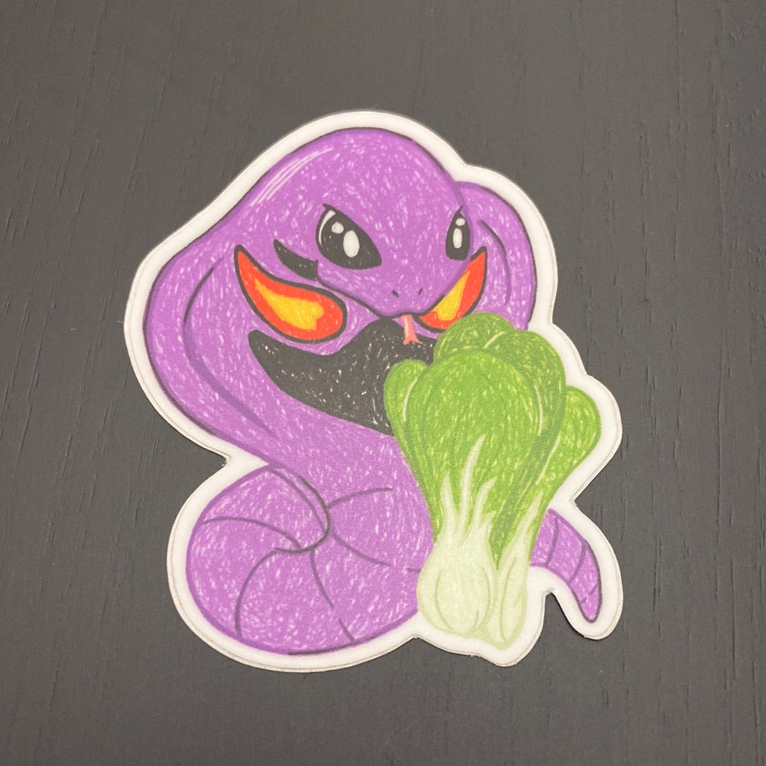 Arbok Choy Vinyl Sticker — San José Made