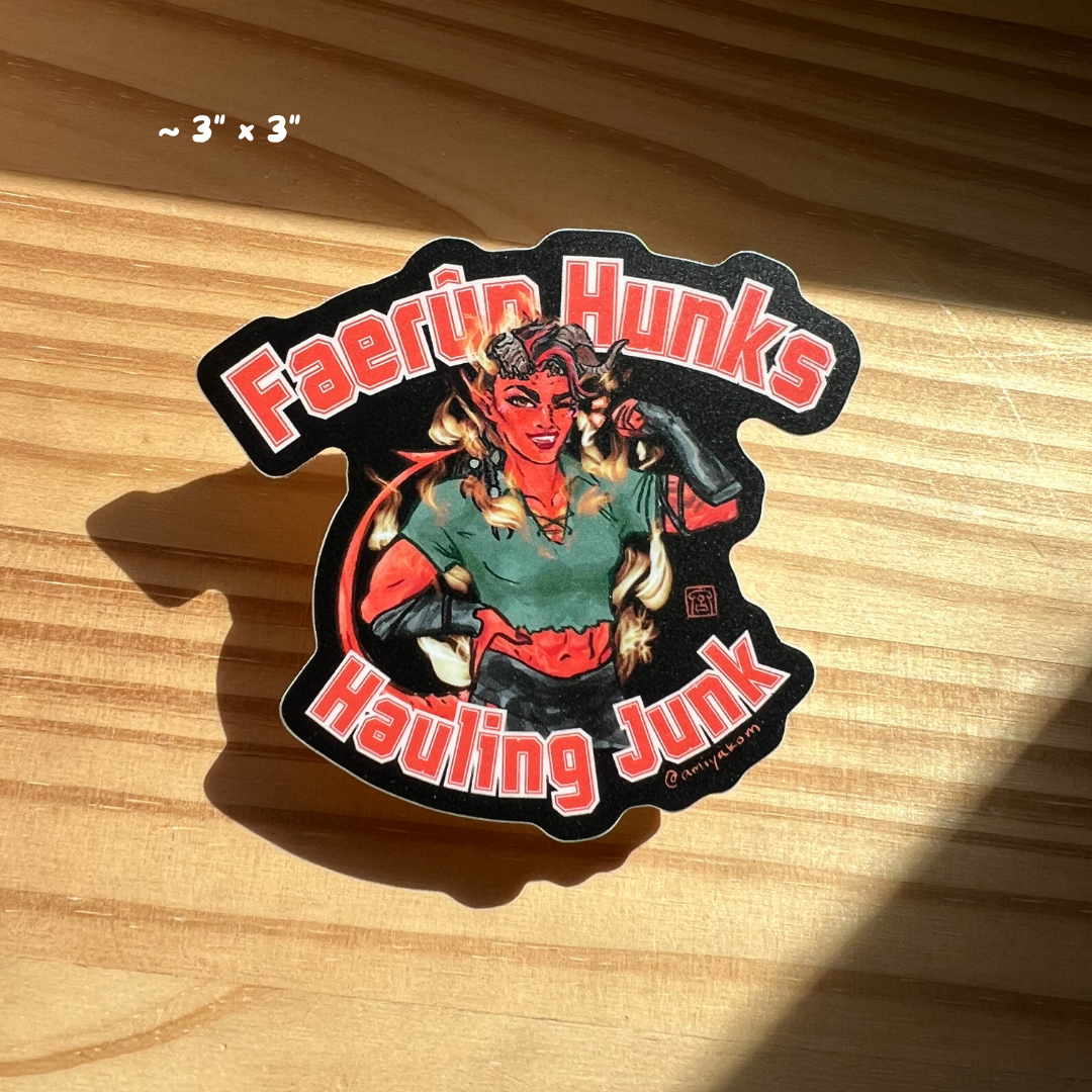 Faerun Hunks Sticker — San José Made