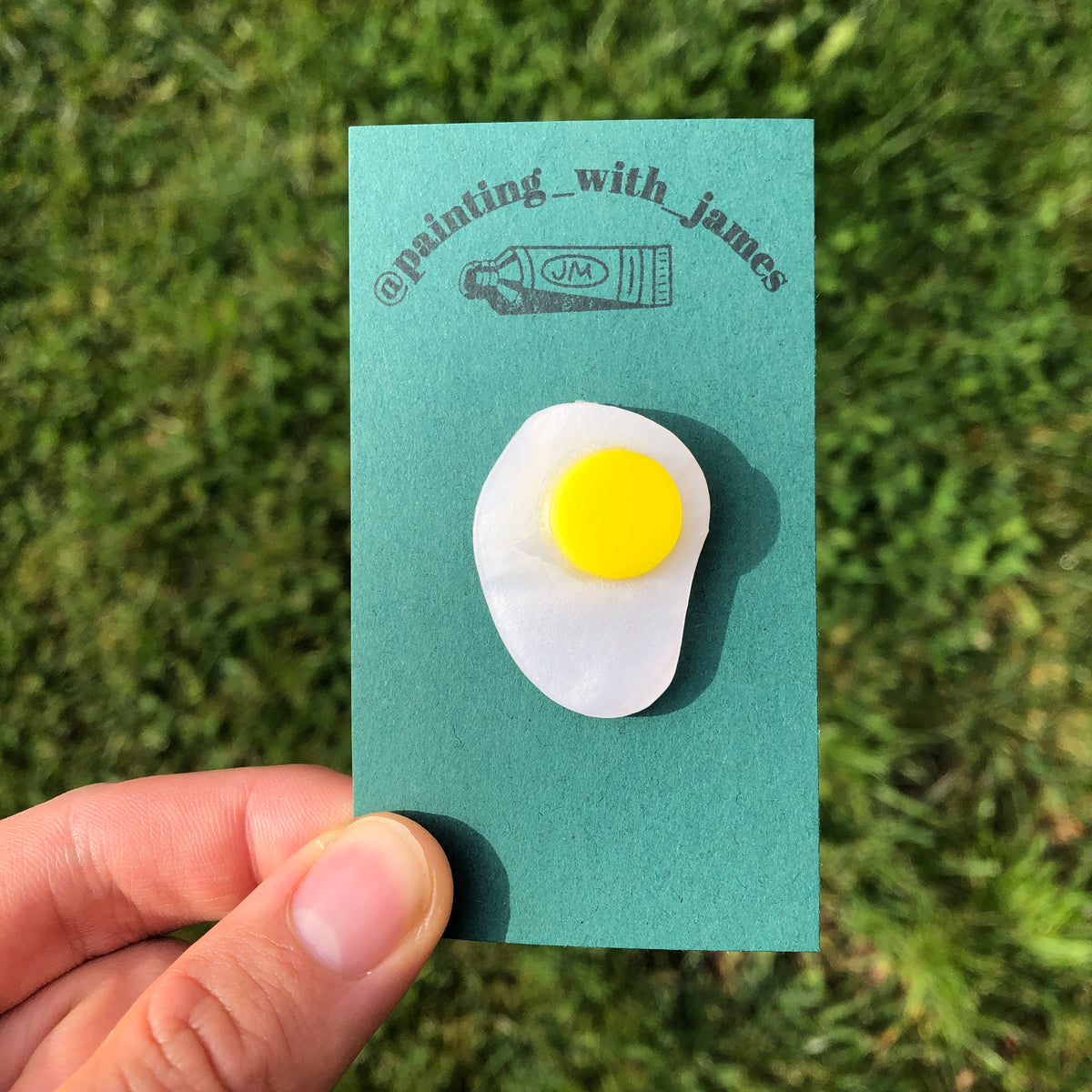 Acrylic Egg Pin — San José Made