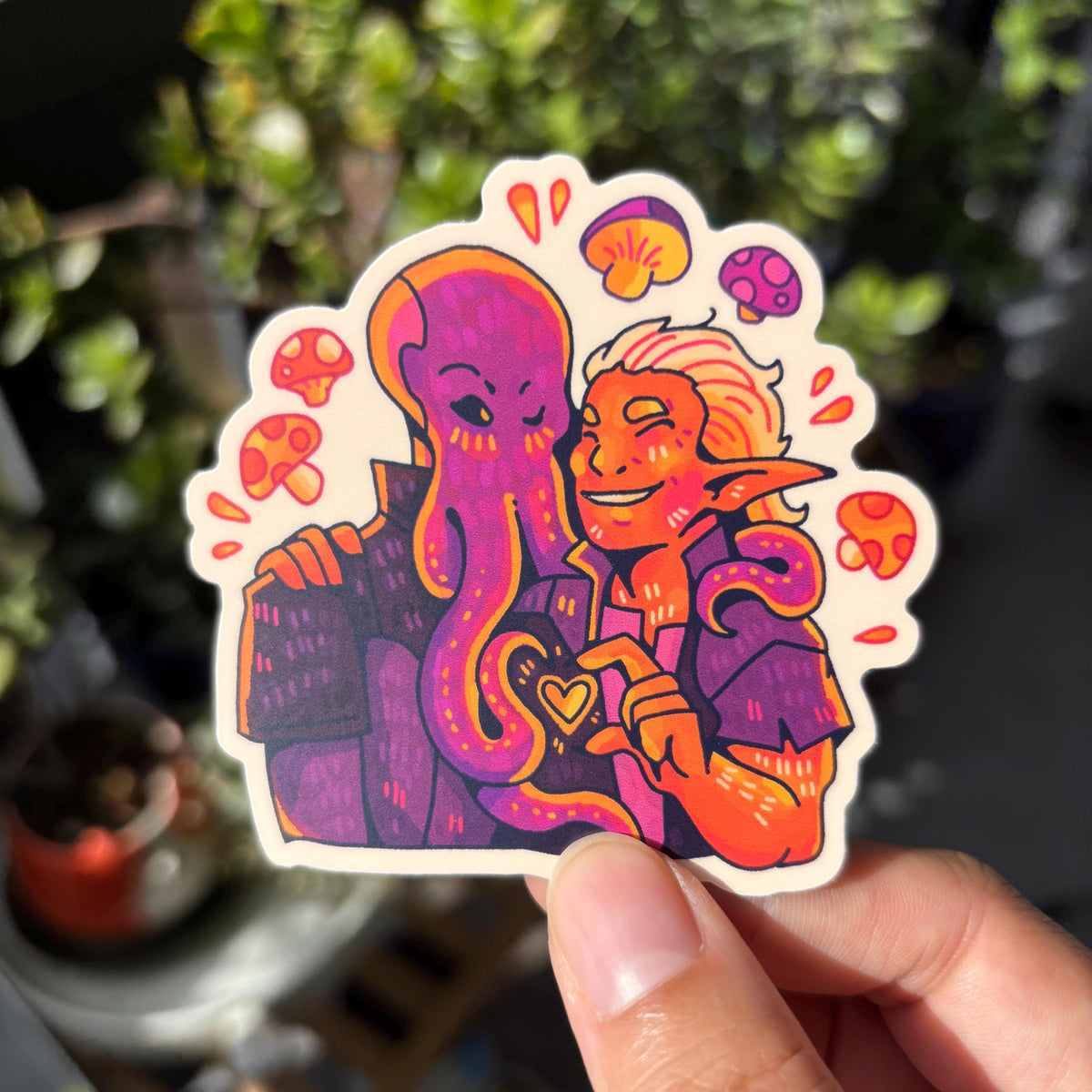 Blurg & Omeluum Sticker — San José Made