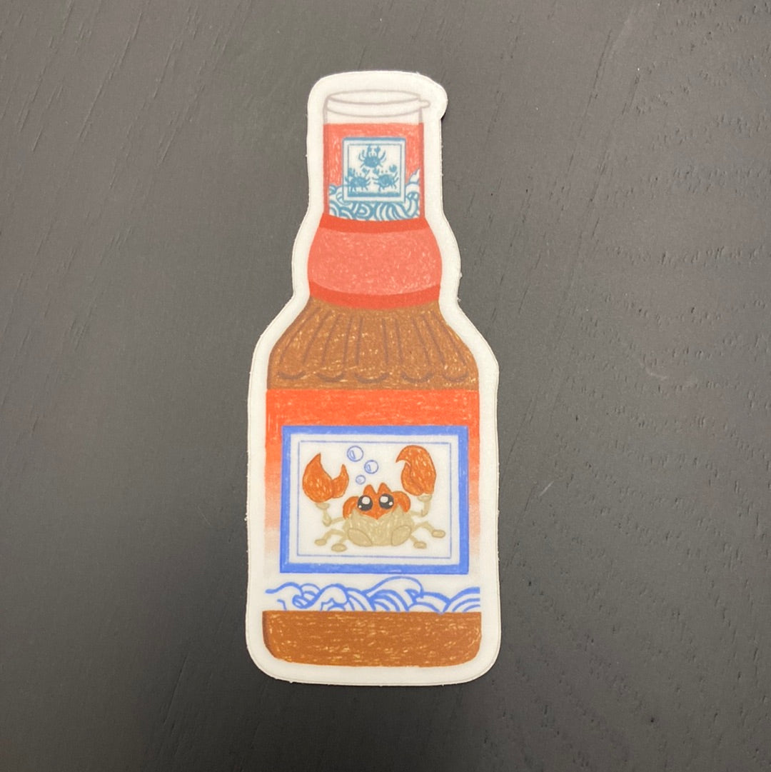 3 Krabby Brand Fish Sauce Vinyl Sticker — San José Made