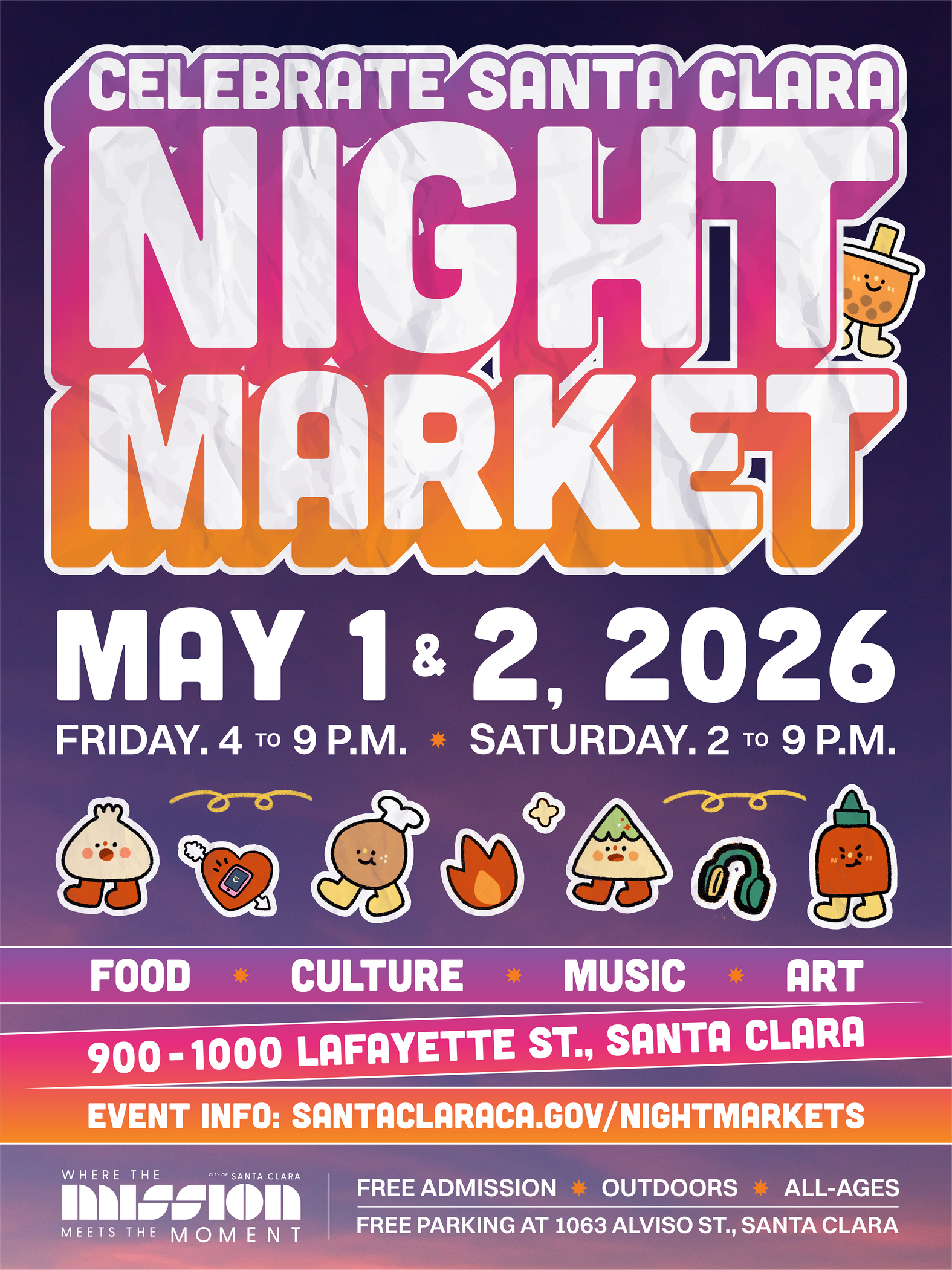 Apply to Vend at Celebrate Santa Clara Night Market 2026 | May 1-2 ...