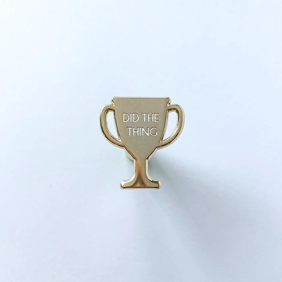 Gold Trophy Did the Thing Enamel Pin — San José Made