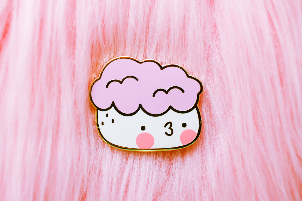 Fluffy Nigiri Enamel Pin — San José Made