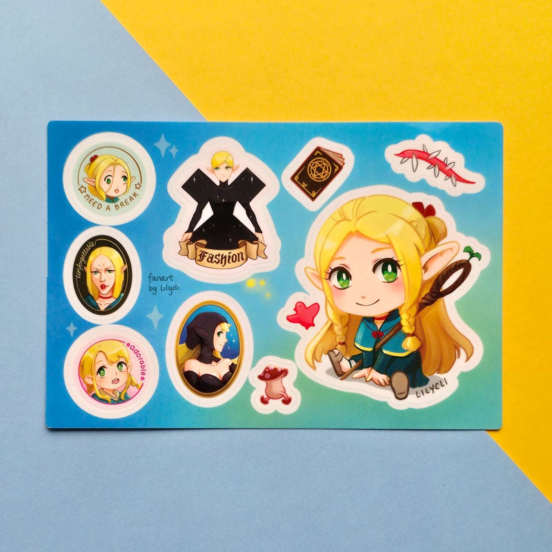 Food Dungeon Sticker Sheet — San José Made
