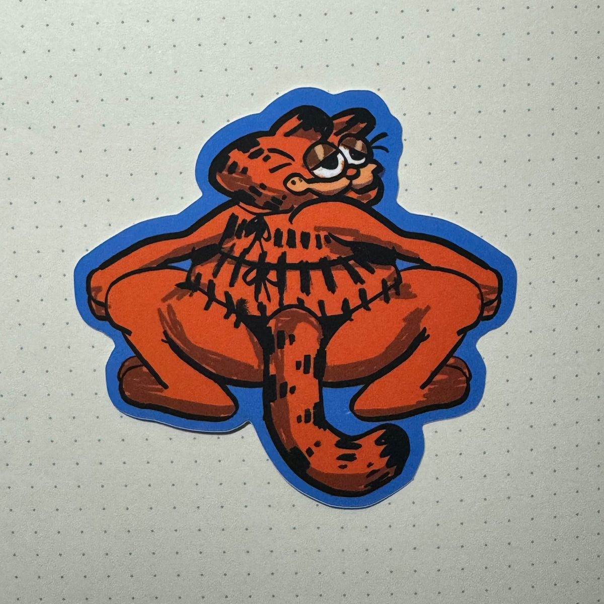 twerking nasty garfield sticker — San José Made
