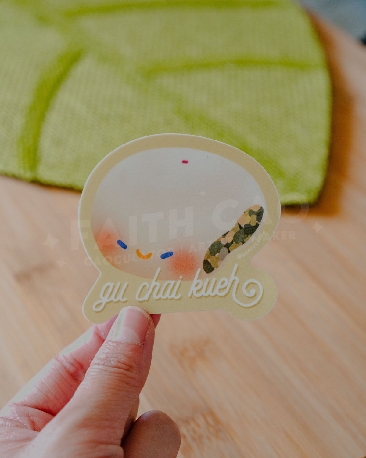 TeoChew Gu Chai Kueh Sticker — San José Made