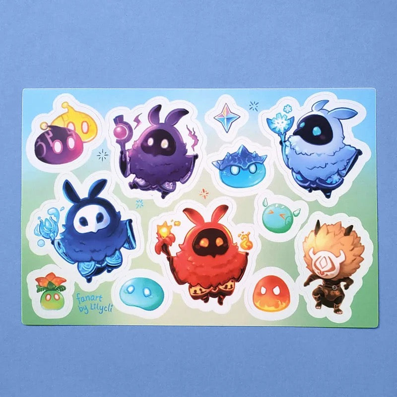 Abyss Mage Sticker Sheet — San José Made