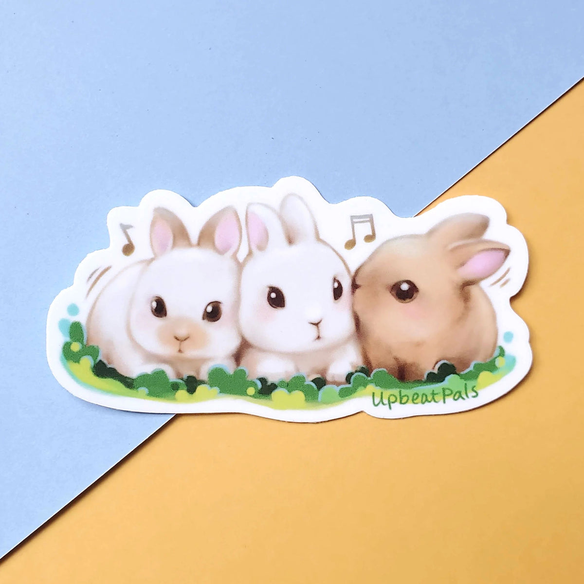 Bunnies (Straight Ear) Sticker — San José Made