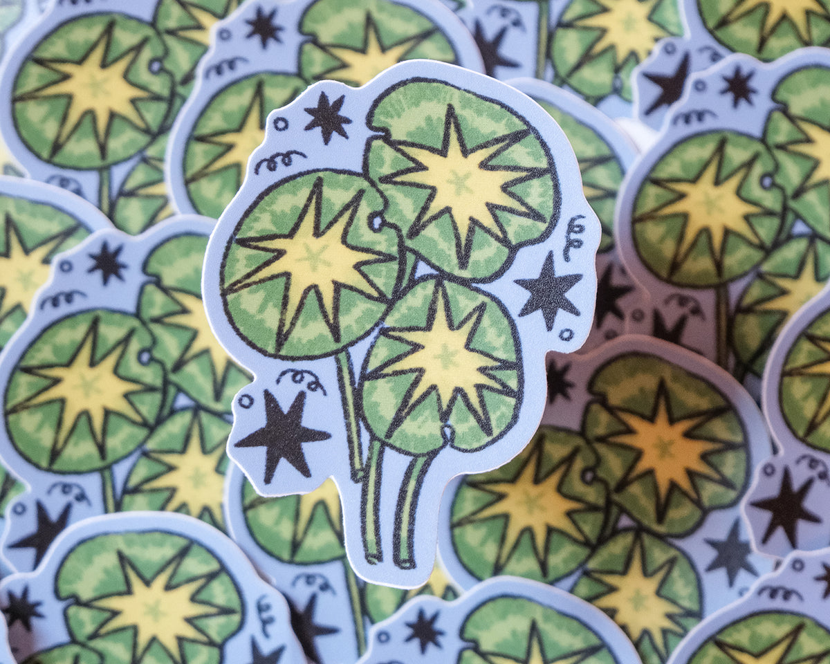 Lily Pad Leaves Sticker — San José Made