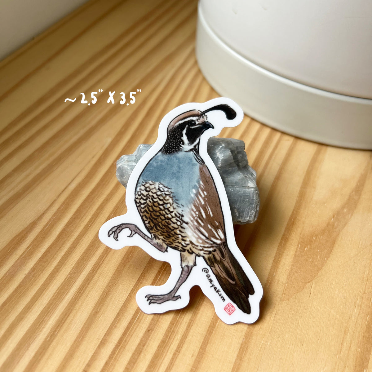 Quail Sticker — San José Made