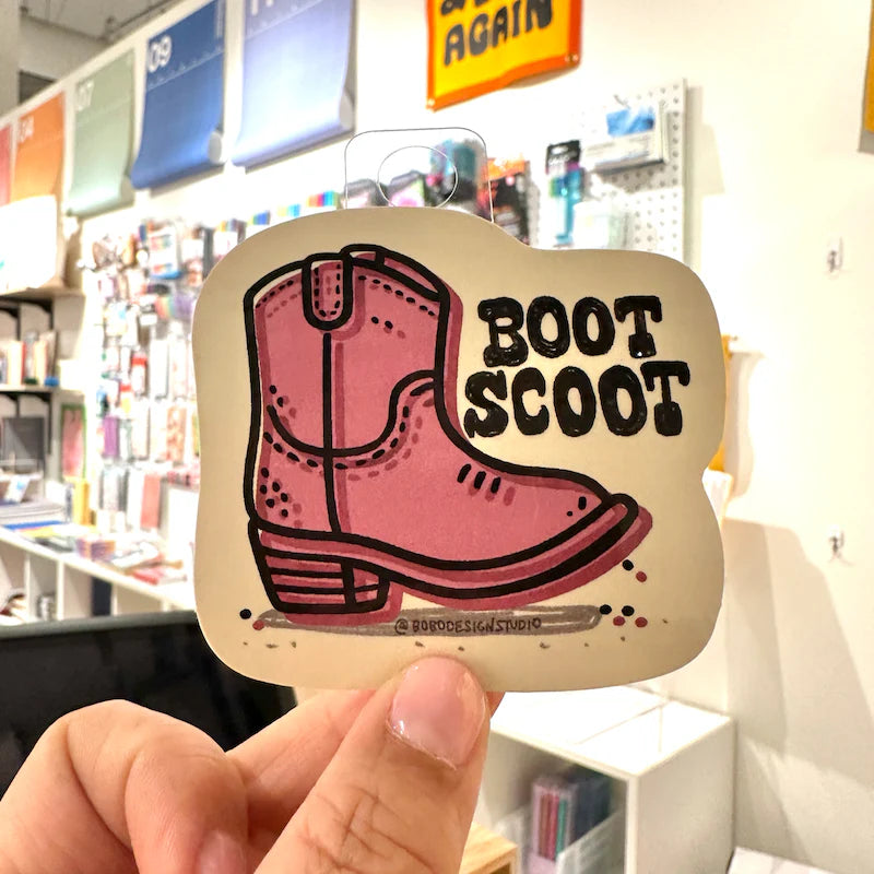 Boot Scoot - Vinyl Sticker — San José Made