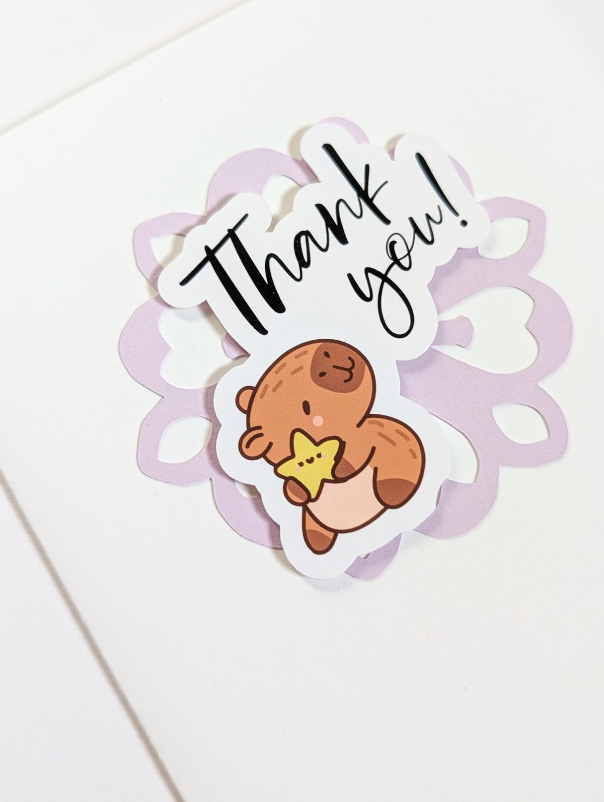 Capybara Thank You | Handcrafted Card — San José Made