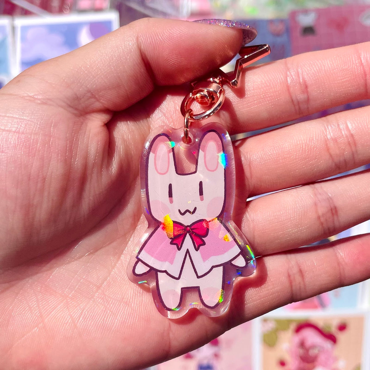 Coco Acrylic Charm Keychain — San José Made
