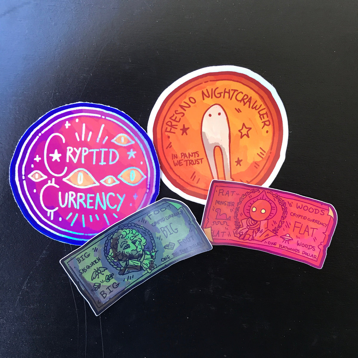 Cryptid Currency Holo Sticker — San José Made