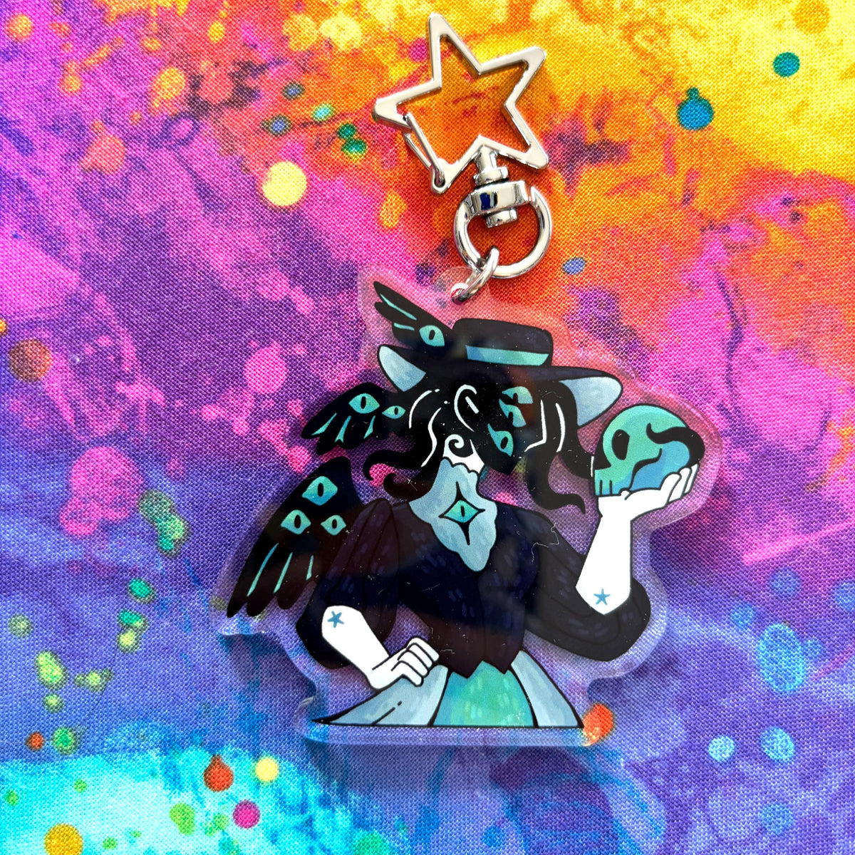 Oriented Aroace Angel Keychain - Alternate Design — San José Made