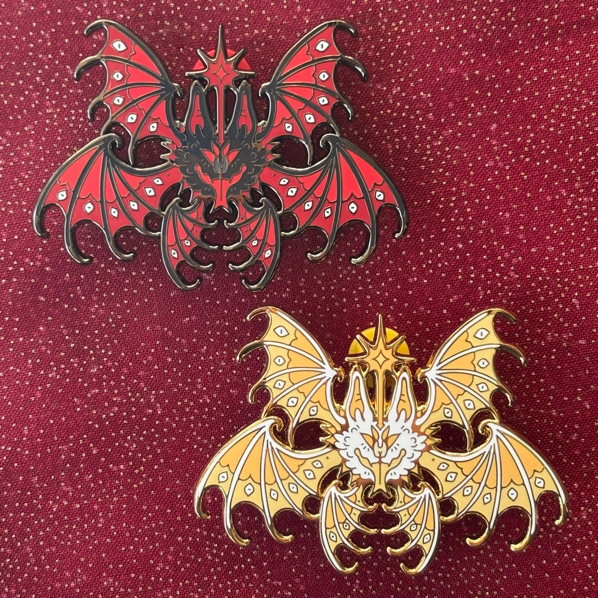Bat Seraph Pins — San José Made