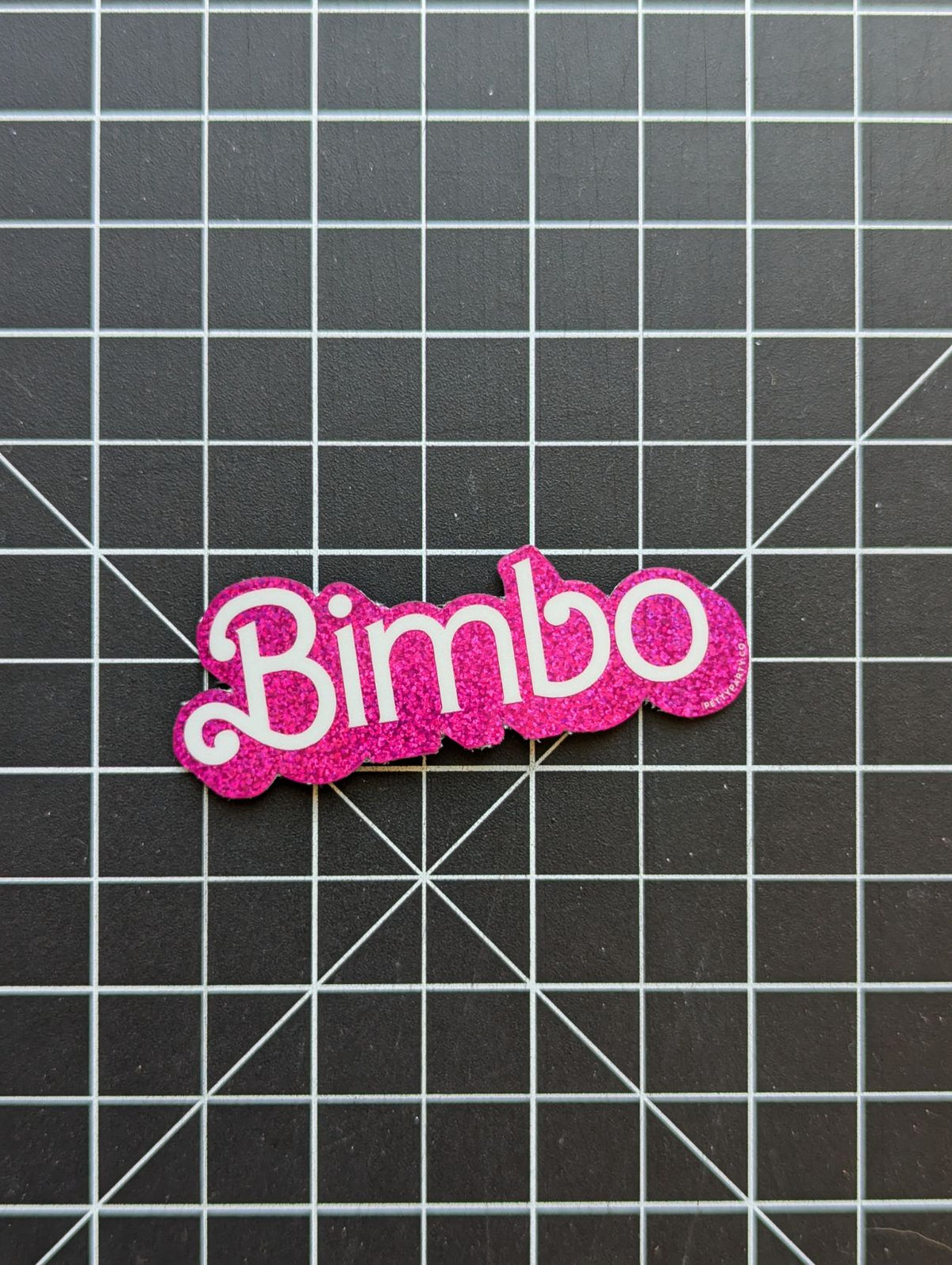 Bimbo Barbie Glitter Vinyl Sticker — San José Made