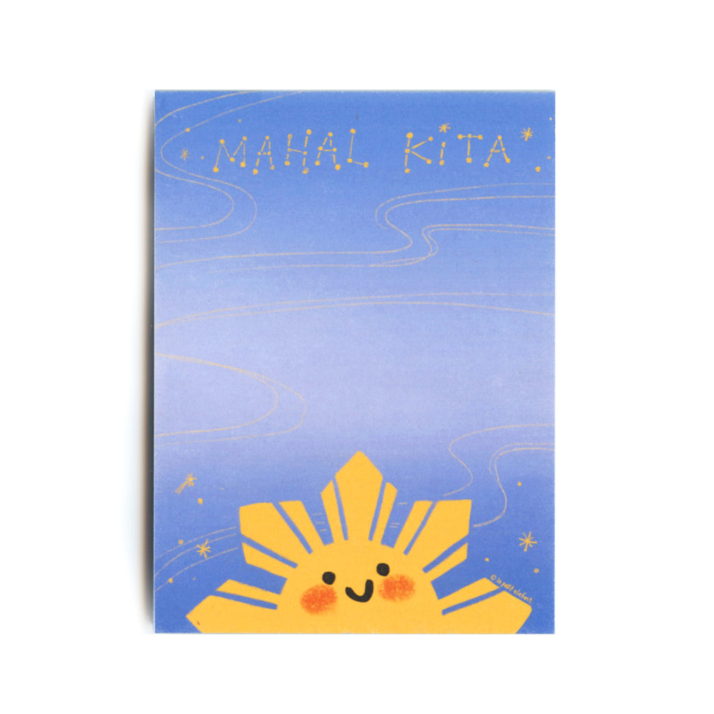Happy Philippine Sun Notepad — San José Made