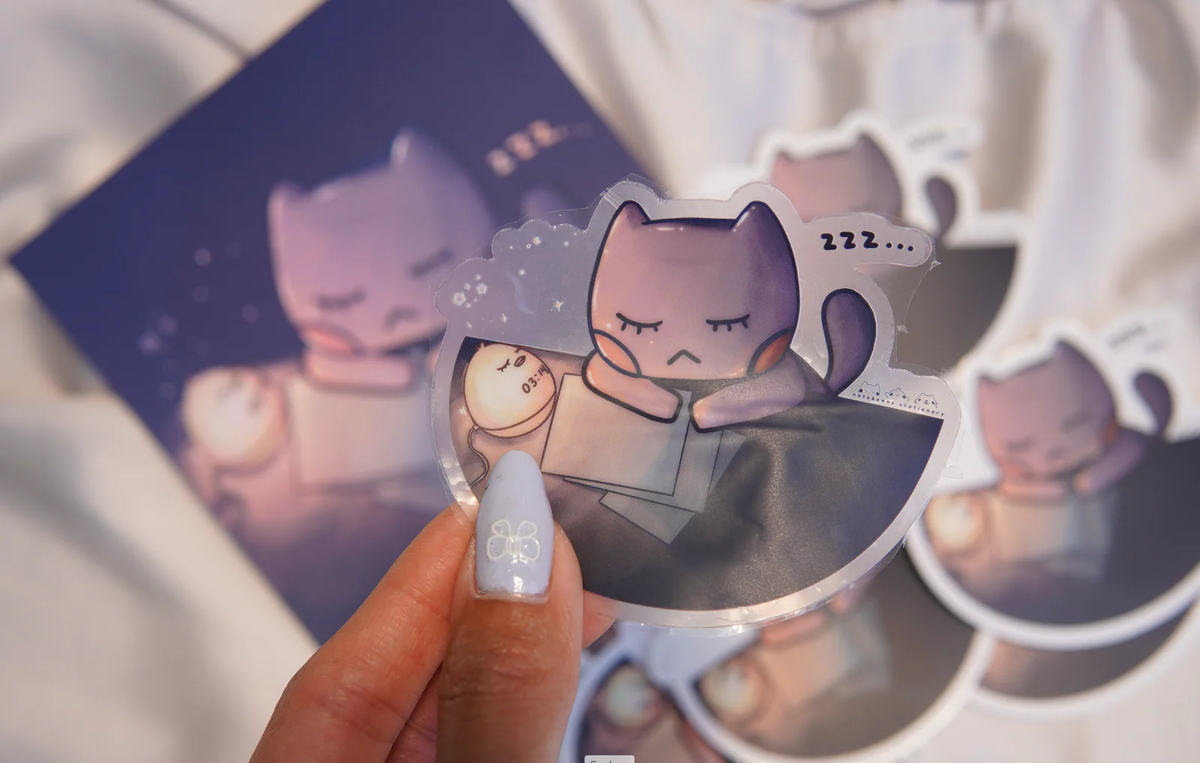 Kato Night Light Sticker — San José Made