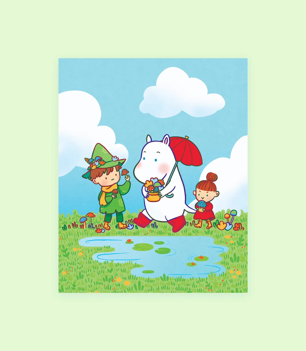 Puddle Hopping 8x10 Print — San José Made