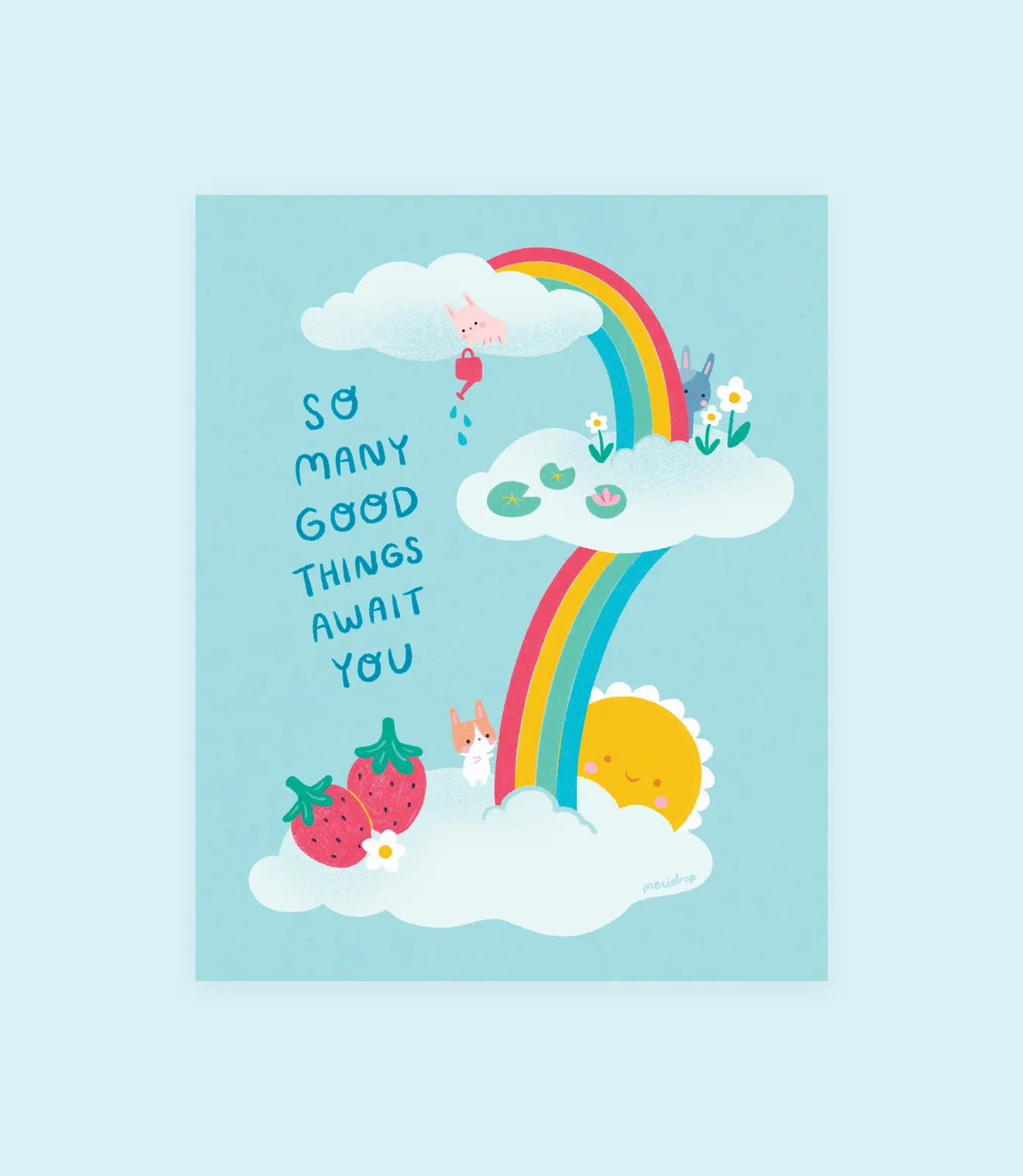 Good Things Await You 8x10 Print — San José Made