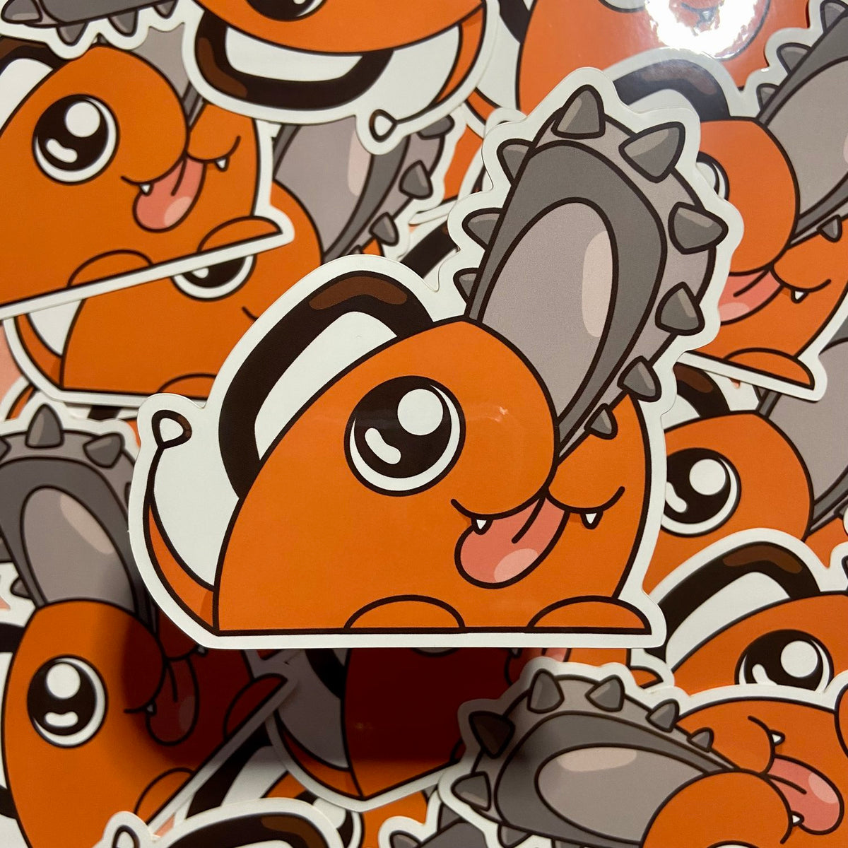 Pochita Peeker Sticker | Elegant Easy Revenge Art Show — San José Made