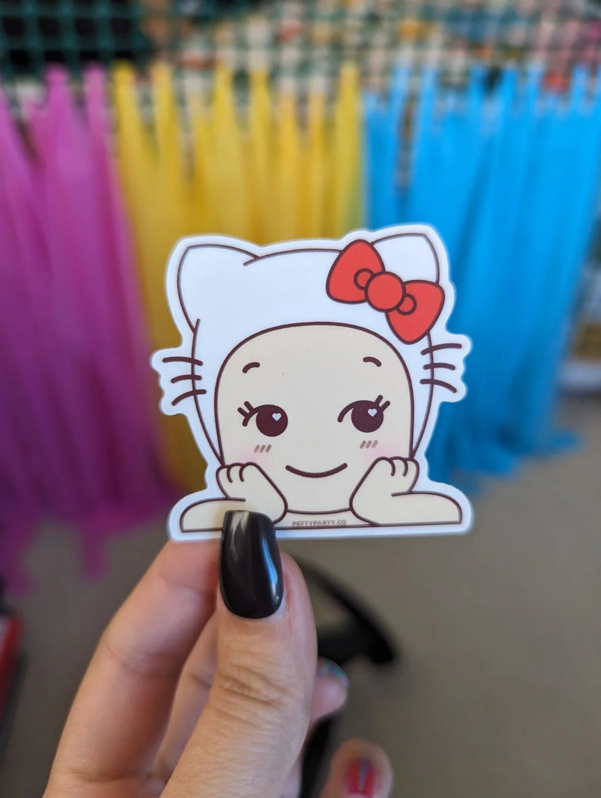 Hello Kitty Baby Mini Peeker Sticker — San José Made