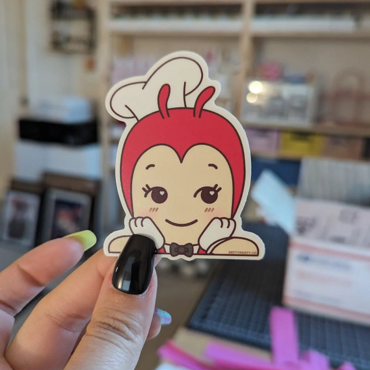 Jollibee Baby Mini Peeker Sticker — San José Made
