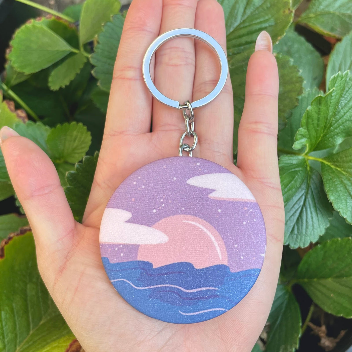 Sunset Ocean Bottle Opener Keychain — San José Made