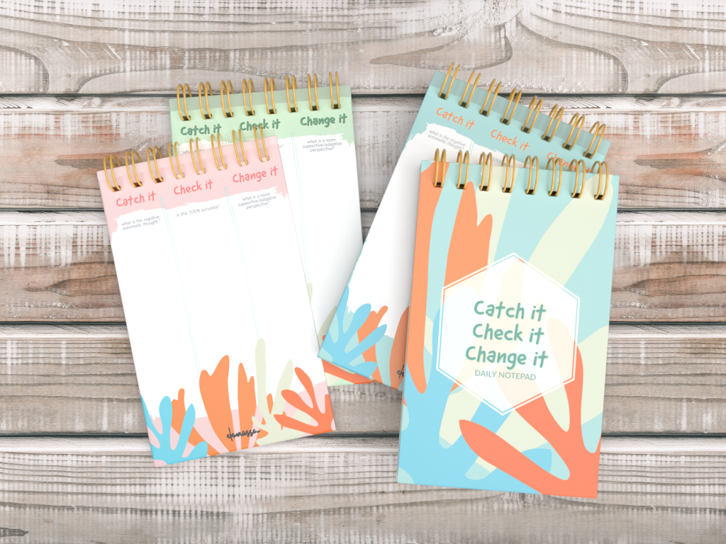 Catch It, Check It, Change It Daily Notepad — San José Made