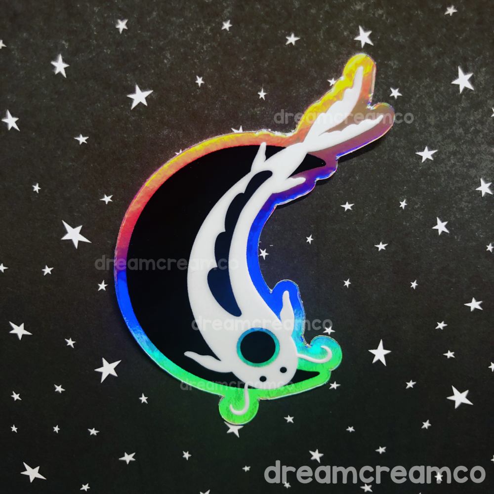 ATLA Tui (Moon Spirit - White Koi) Sticker — San José Made