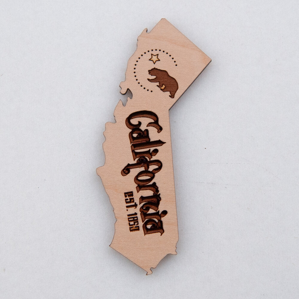 California Magnet - Single - Maple Wood — San José Made