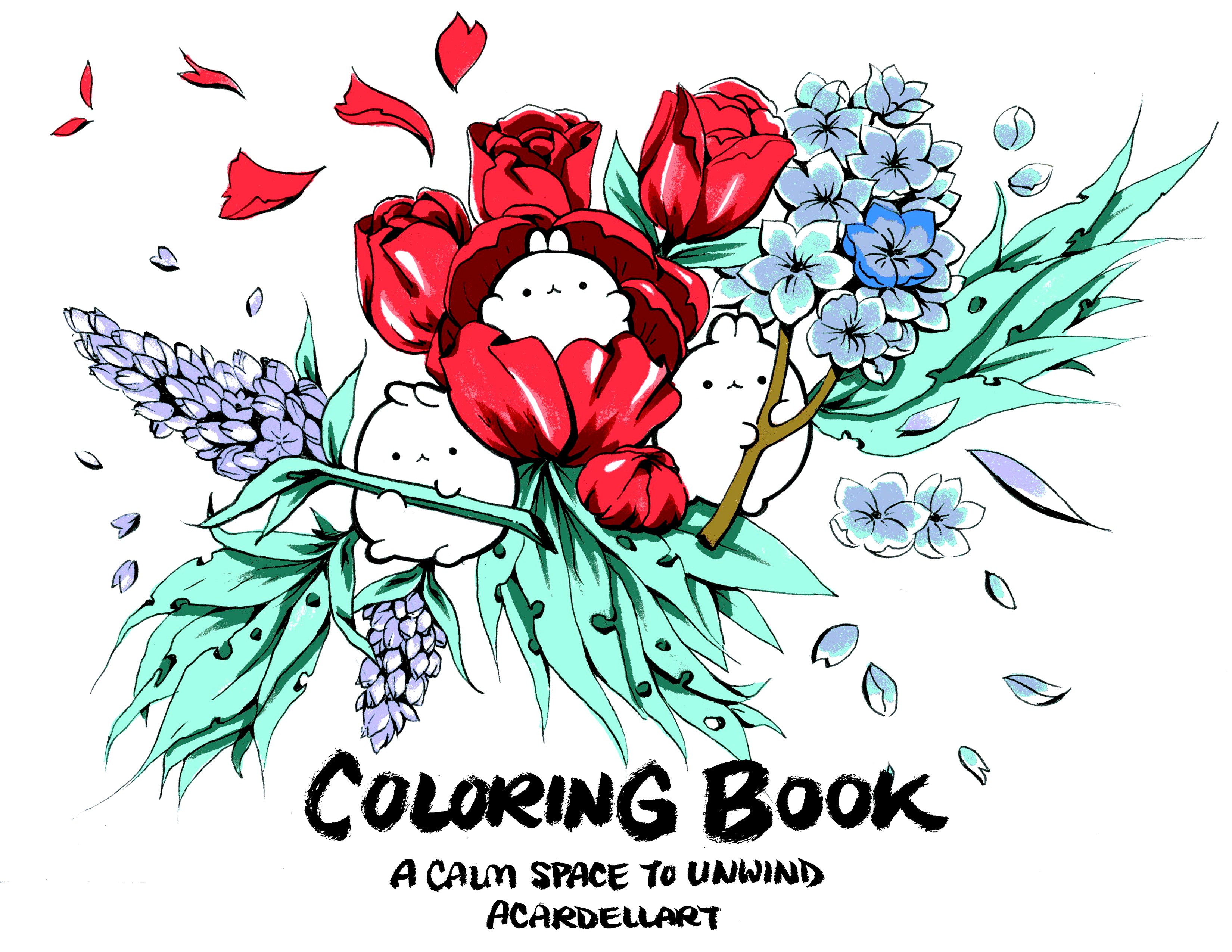 fall flower coloring pages