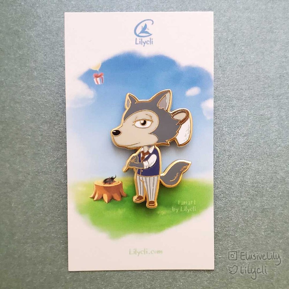Legosi Animal Crossing Beastars Villager Pin — San José Made