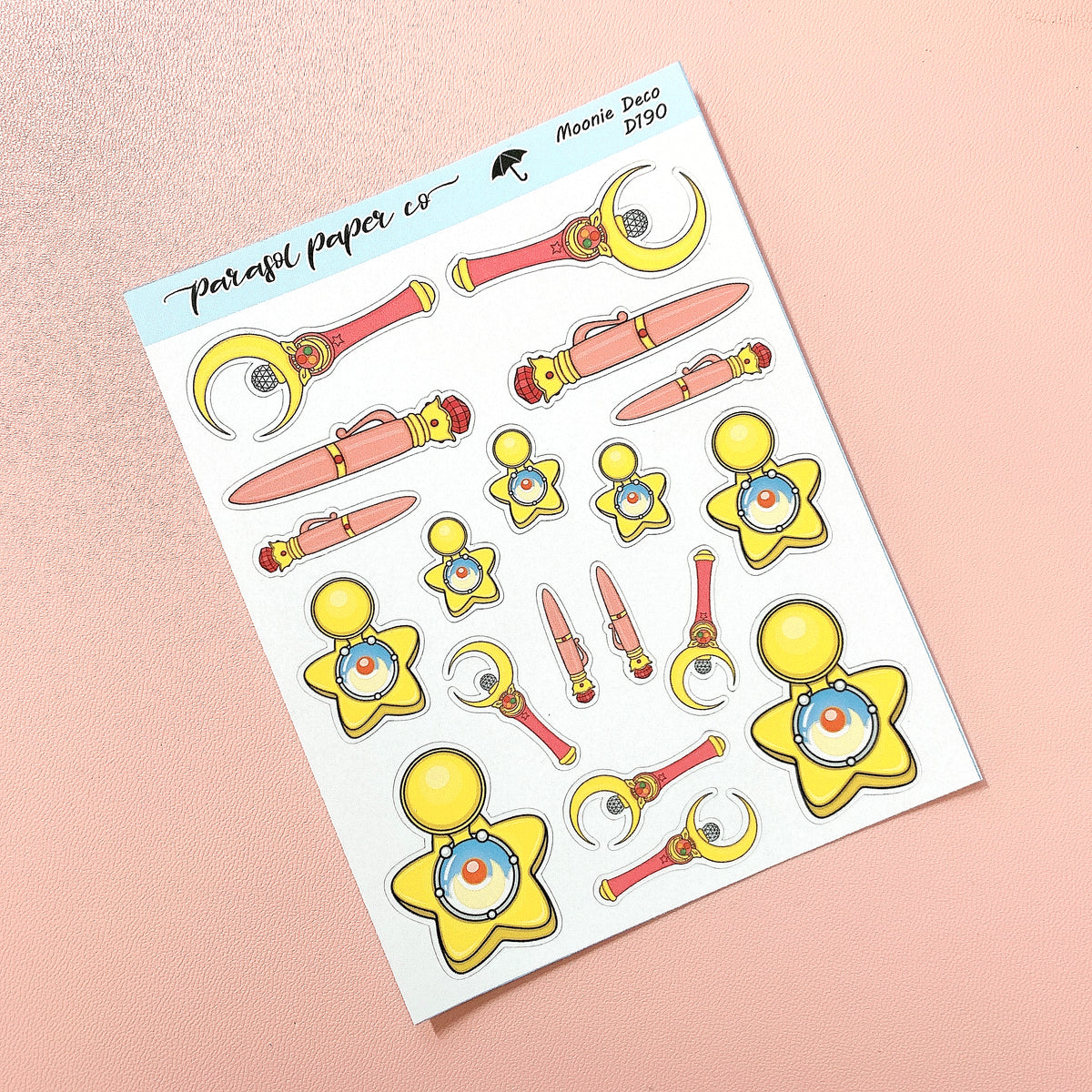 Moonie 2 Deco Sticker Sheet — San José Made