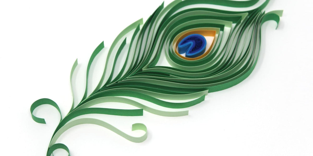 quilling peacock