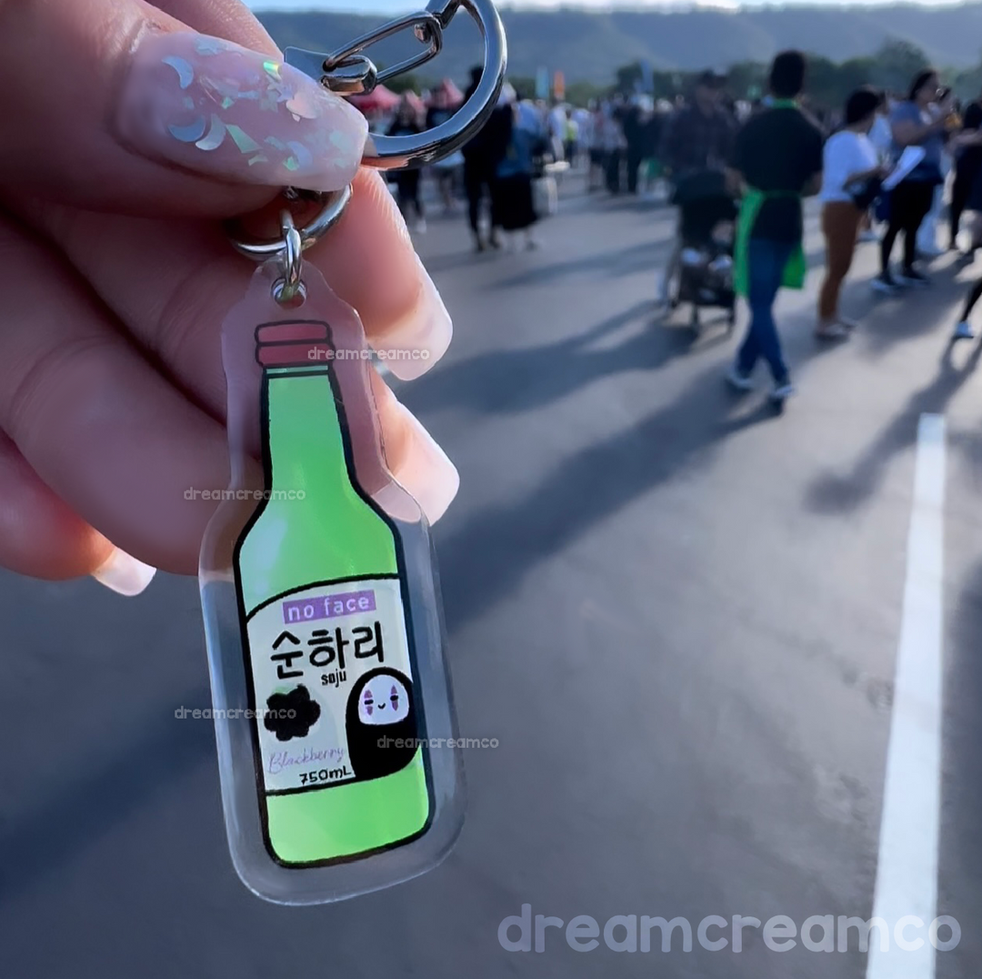 Blackberry Soju Spirit Acrylic Charm - No Face — San José Made