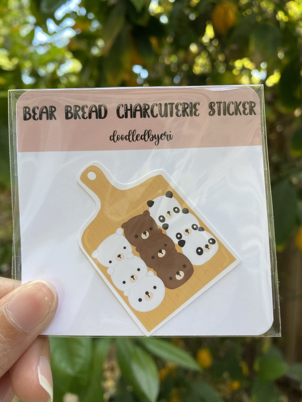 Bread Bear Charcuterie Board Sticker — San José Made