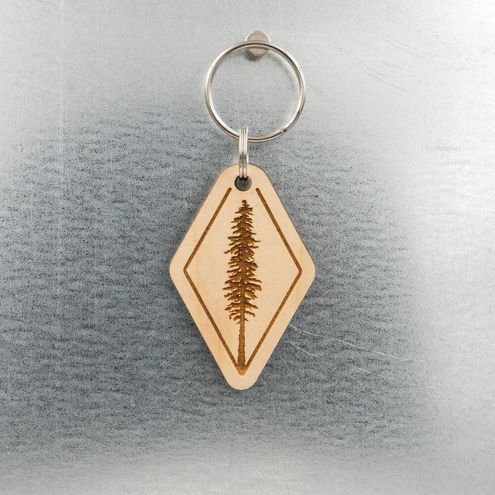 Giant Tree Wood Keychain — San José Made