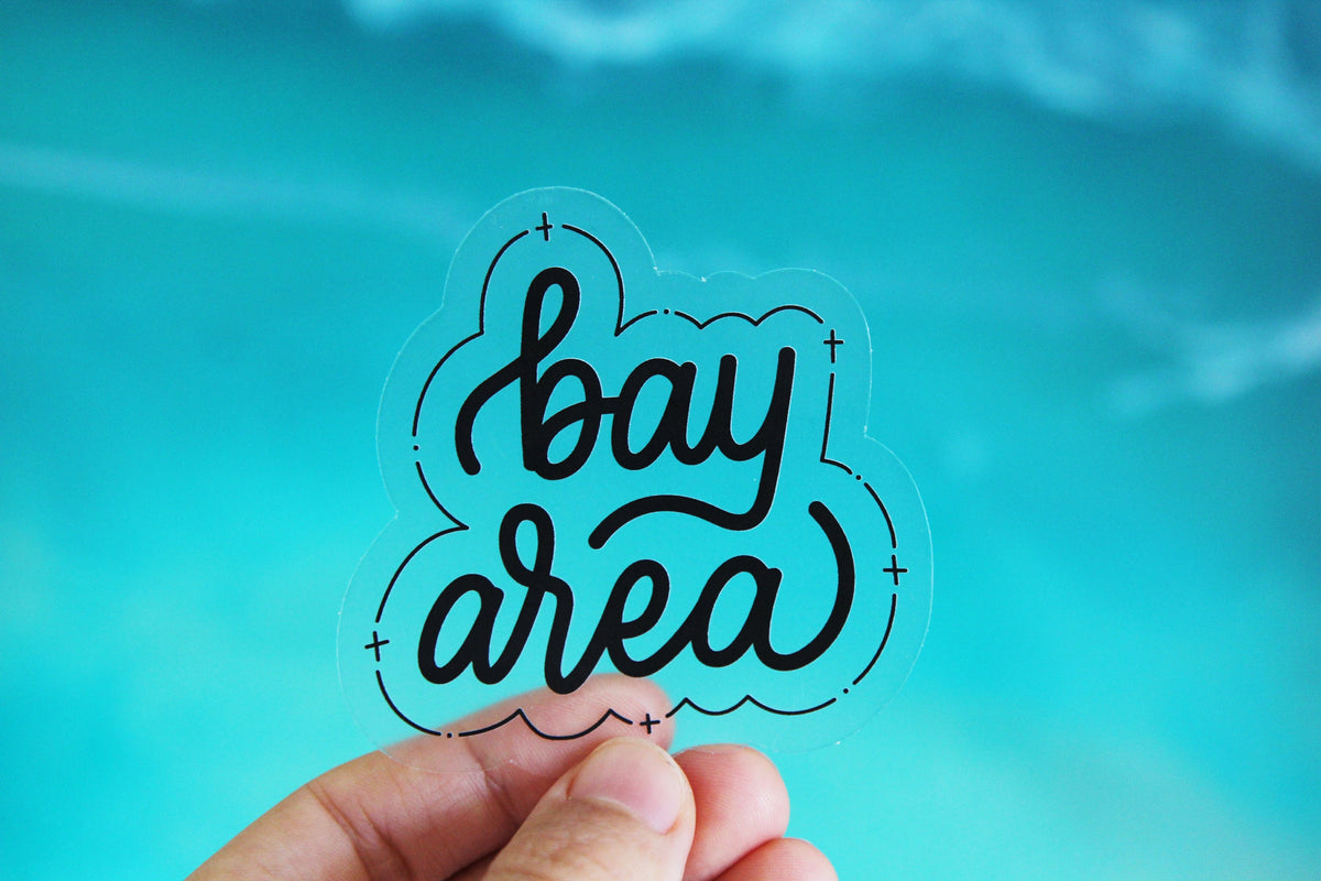 Bay Area Sticker (Clear) — San José Made