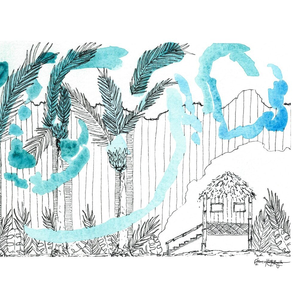 Nipa Hut Art Print — San José Made