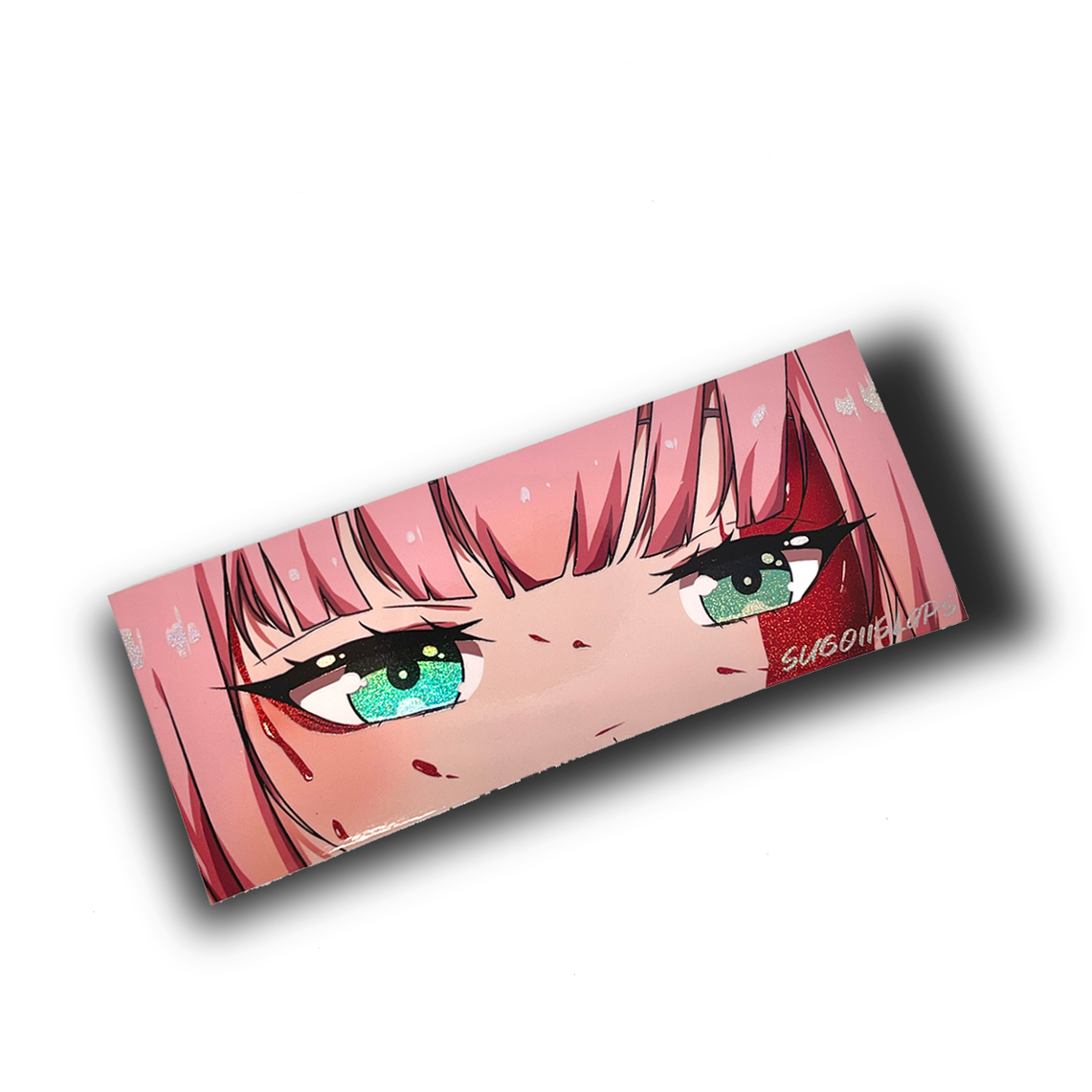 Holographic Zero Two Slap Sticker Darling In The Franxx — San José Made